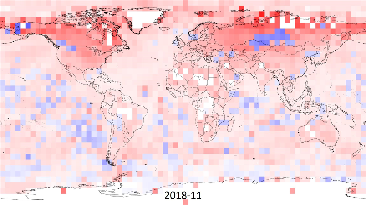 Global Temperature Anomalies Animation, 1850 to 2018 - I Thought He ...